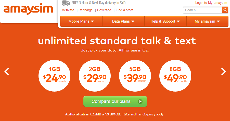 Amaysim adds data to its plans, but overall the price goes up » EFTM