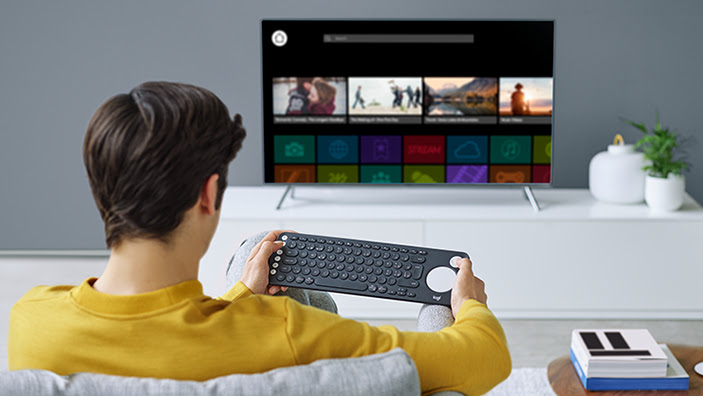 A Smart TV Keyboard: New - K600 TV Keyboard from Logitech » EFTM