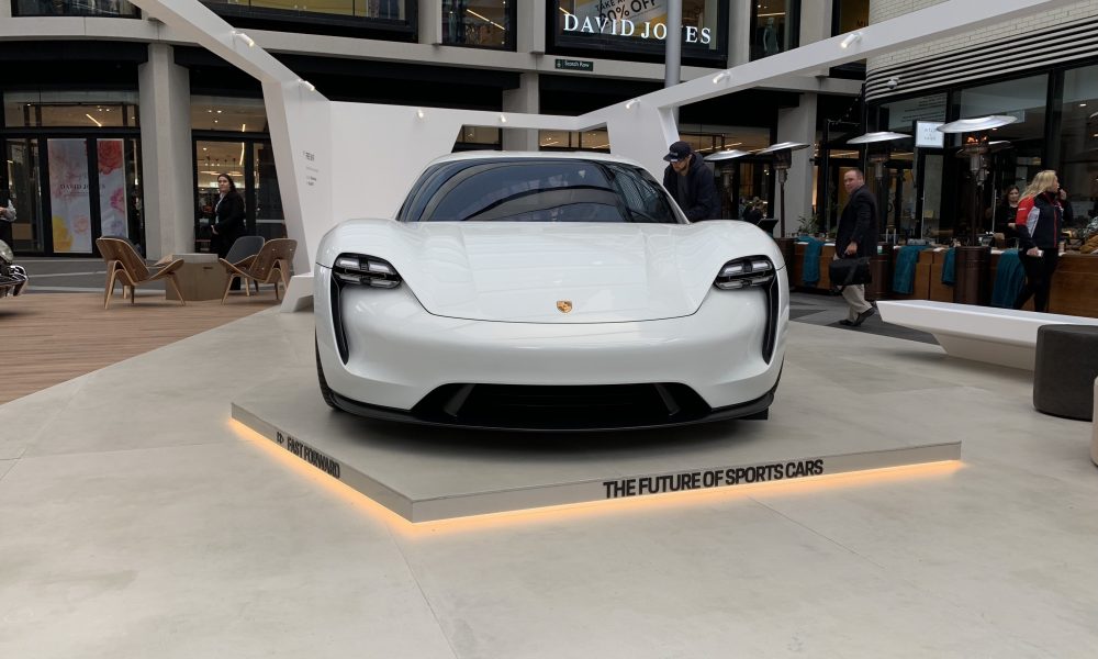 Porsche Mission E concept car in Sydney. - EFTM