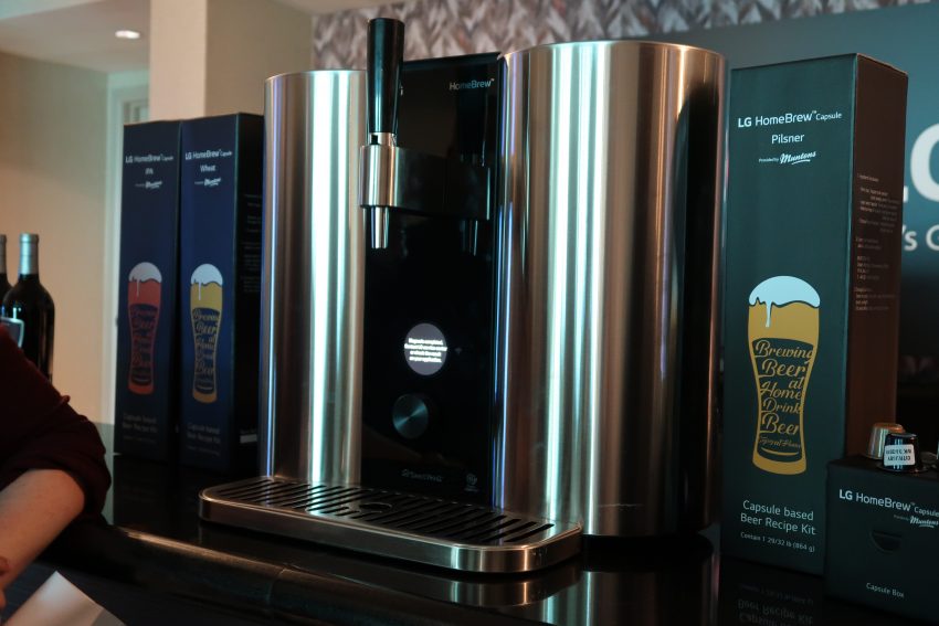 First Look: LG HomeBrew will brew beer in 2 weeks and handle the mess ...
