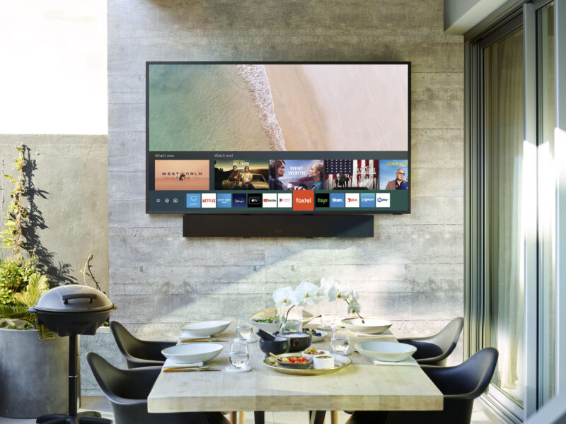 The Ultimate Outdoor Entertaining Setup: Samsung Terrace TV Review » EFTM