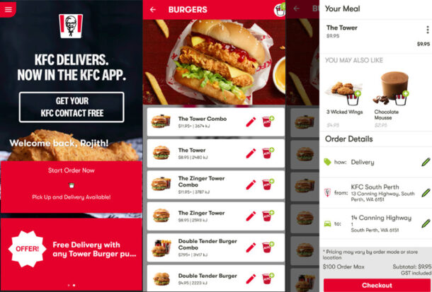 KFC app launches free delivery if you’re hankering for a Tower burger ...