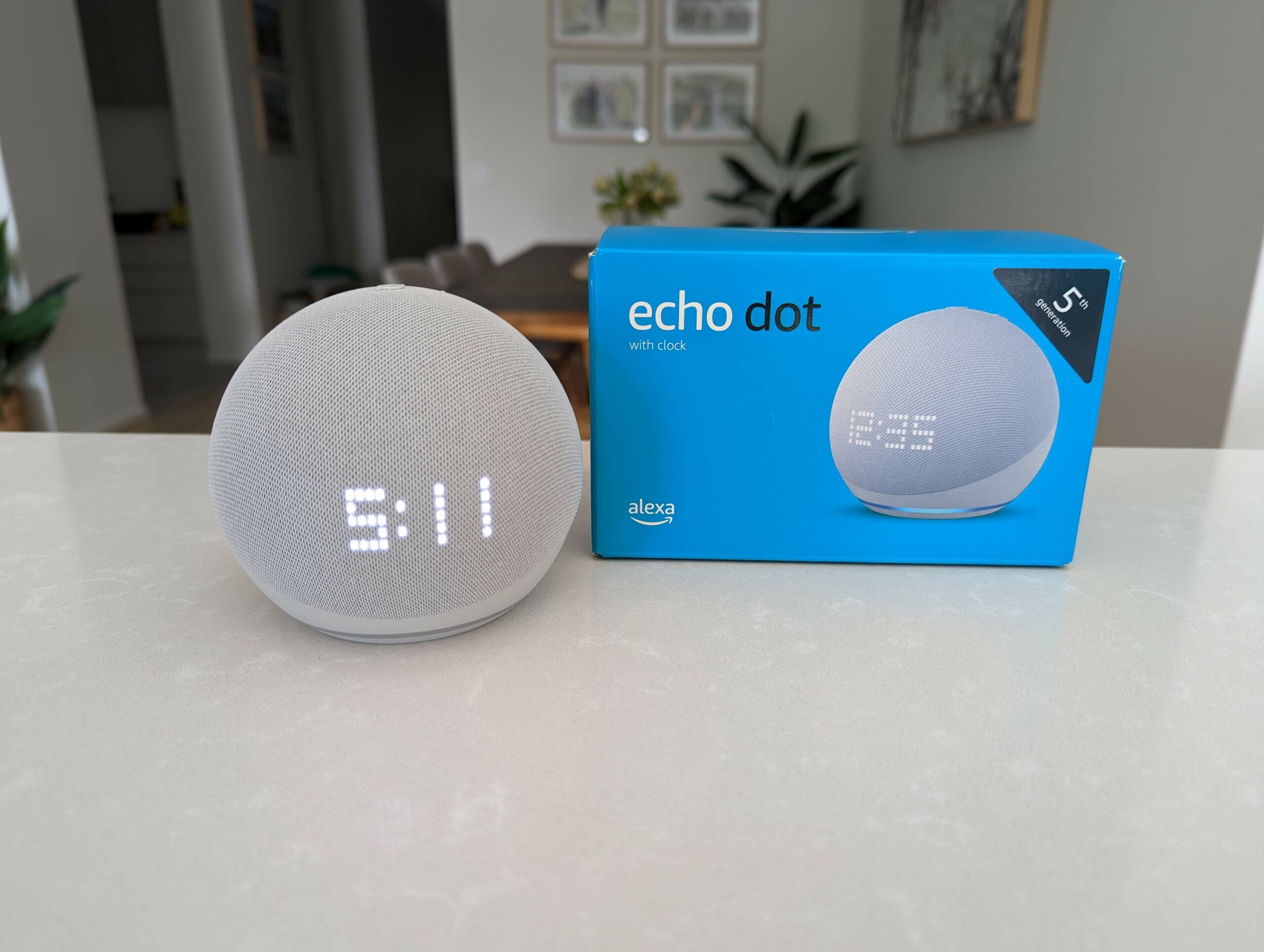  Amazon Echo Dot 5th Generation Clock