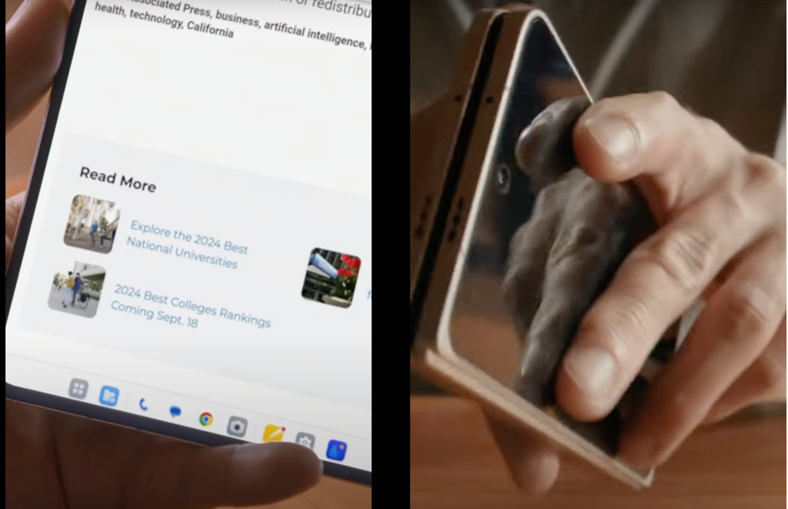 This is the foldable OPPO Find N3, scheduled to launch globally next week, October 19 -- here ...