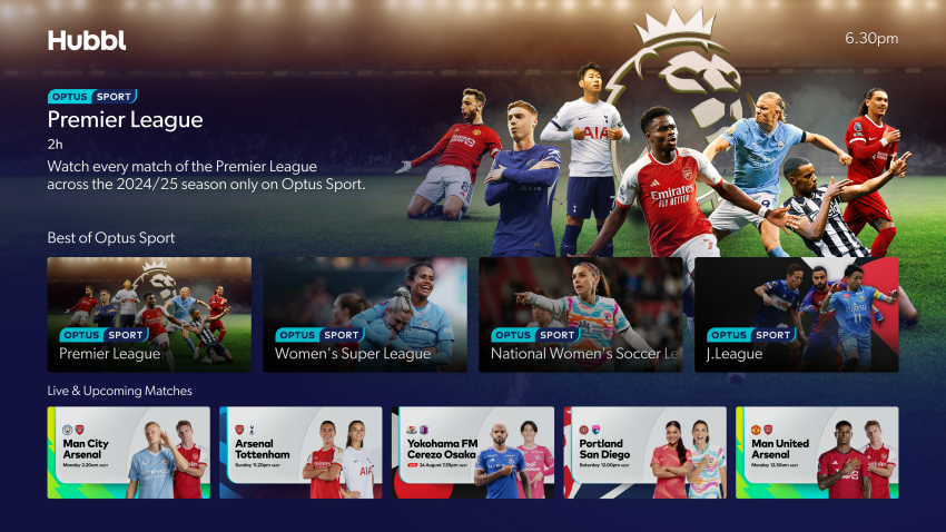 Optus Sport comes to Hubbl finally - getting closer to being an sports hub