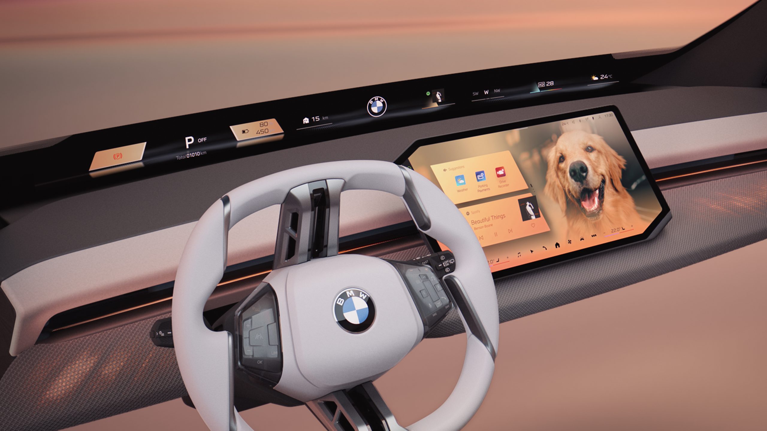 BMW showcases Panoramic iDrive and new Operating System X at CES