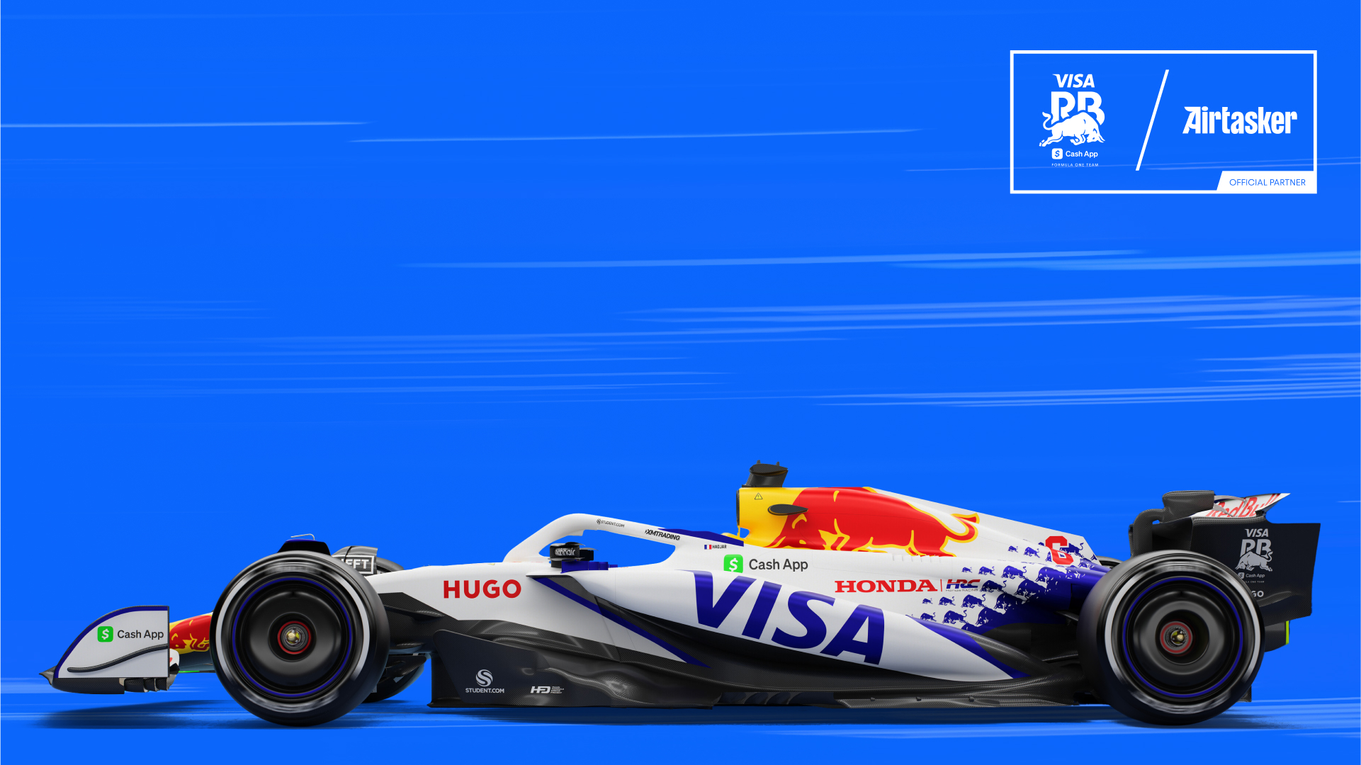 Another Aussie in F1 - this time Airtasker joins Visa Cash App Racing Bulls as partner.