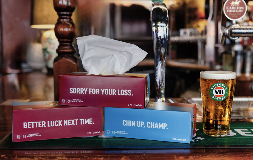 CHIN UP, CHAMP – Victoria Bitter stirs up interstate rivalry with their ...