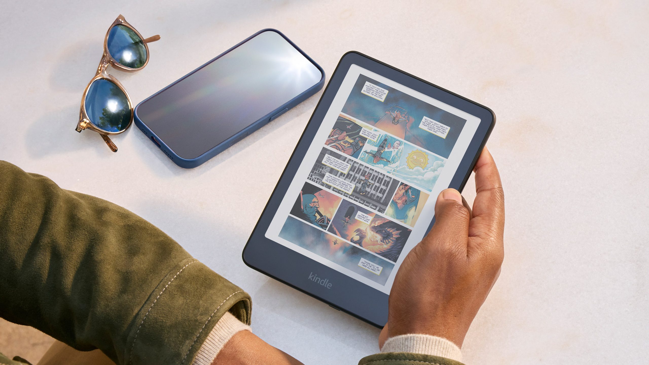 Amazon adds new lower-cost Kindle Colorsoft to their range